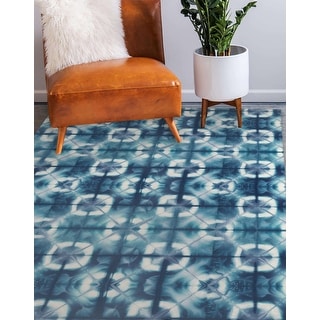 TIE DYED DIAMOND PATTERN Area Rug By Becky Bailey - Bed Bath & Beyond ...