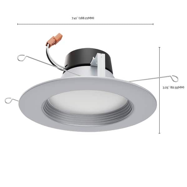 9 Watt LED Downlight Retrofit 5 Inch - 6 Inch CCT Selectable 120 volts ...