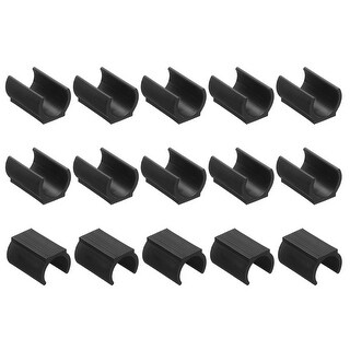 Rectangle Shaped Non-Slip Chair Leg Tip 25mm Plastic Furniture Feet ...