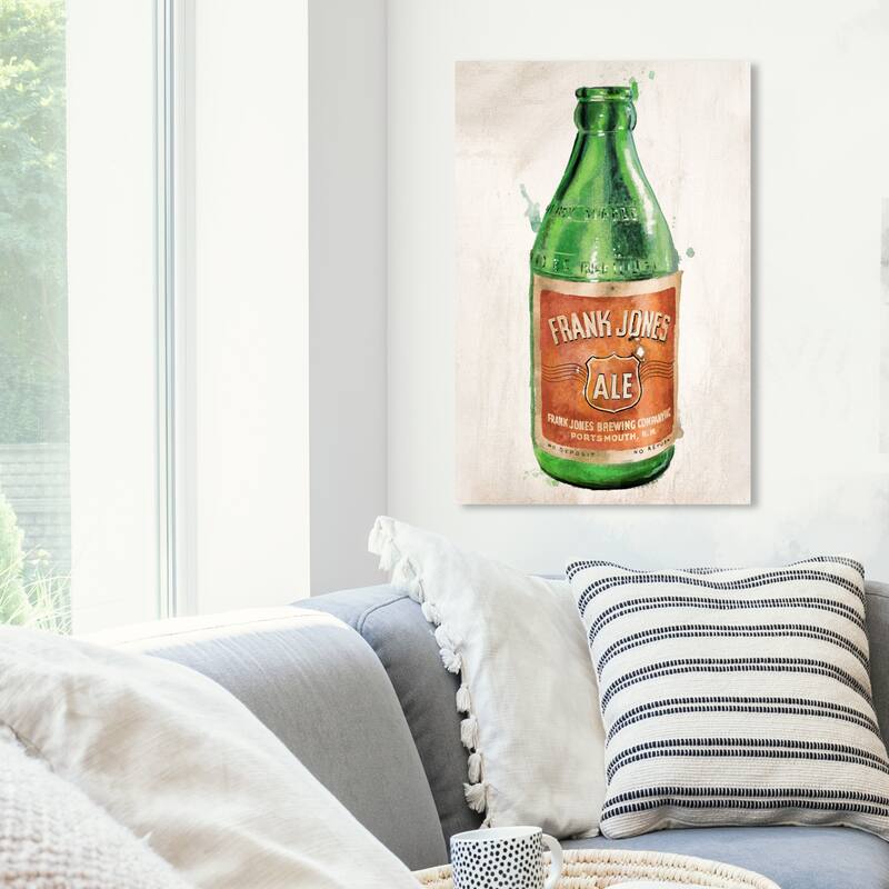 Wynwood Studio 'Frank Jones Ale' Drinks Wall Art Canvas Print Beer ...