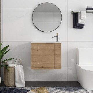 Beingnext 16"/18" Mini Bathroom Vanity with Sink for Small Bathroom ...