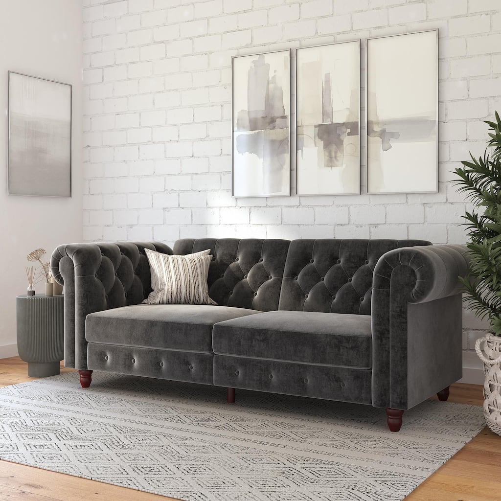 Avenue Greene Felicia Sofa Futon - Overstock - 27095795