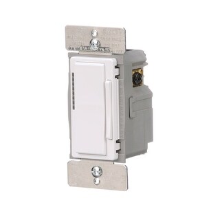 120V White Rectangle LED Dimmer Plastic-Aluminum American Imaginations ...