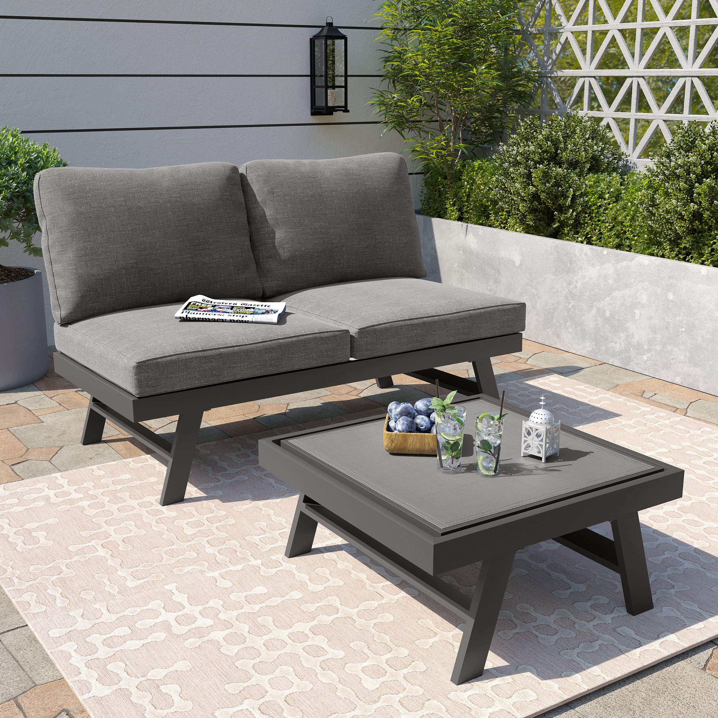 Outdoor Convertible Sofa Lounger Coastrail Outdoor Convertible Sofa