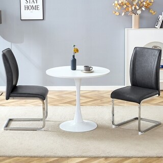 Table and chair set,Hourglass-Shaped Stable Small Round Table With 2 ...