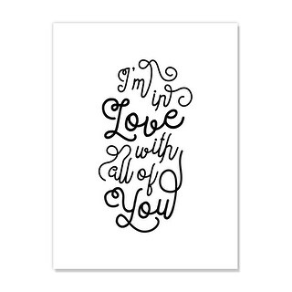 I'm in Love - 12 x 16 - Black - Bed Bath & Beyond - 29818381