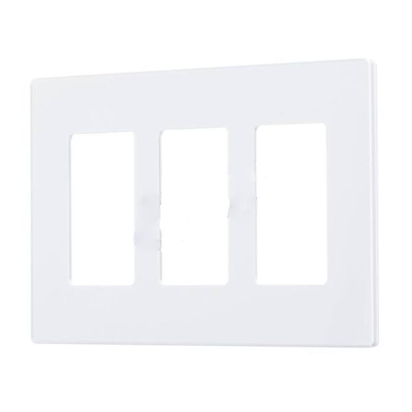 Rectangle White Electrical Switch Plate Plastic American Imaginations ...