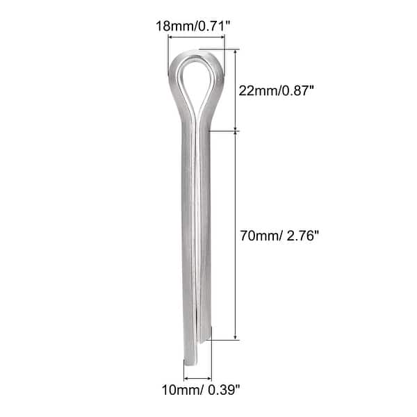 Split Cotter Pins Stainless Steel Clip Fastener Fitting for Automotive ...