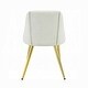 White and Gold Tight Back Side Chairs (Set of 2) - Bed Bath & Beyond ...