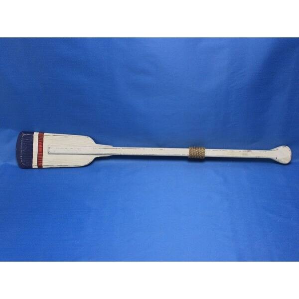 Wooden Crawford Decorative Squared Rowing Boat Oar with Hooks 36" - 36 ...