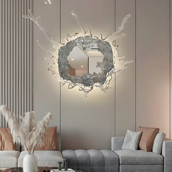 Water Splash Mirror Wall Light - On Sale - Bed Bath & Beyond - 38247208