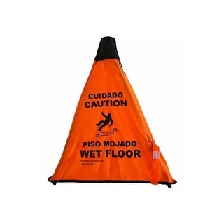 Novus Products Wet Floor Sign,Orange,18-1/2" H,16-1/2"W PC111O-ORANGE ...