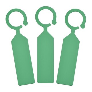 PVC Plant Label Stake 11x2.4cm Water Resistant for Garden Green 100pcs ...