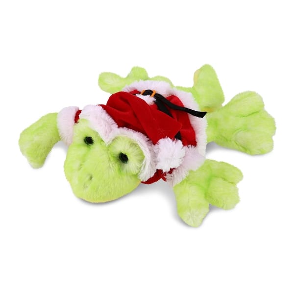 DolliBu Santa Gecko Stuffed Animal Plush Toy with Red Santa Outfit - 13 ...