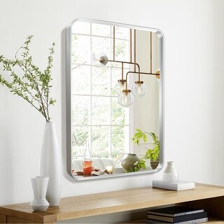 Electroplated Silver Wall Mirror - Bed Bath & Beyond - 42610607