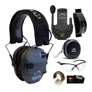 Walker's Razor Digital Ear Protectors (Ghost Camo) Tactical Bundle ...