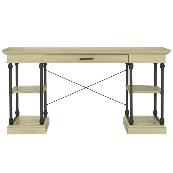 Barnstone Cornice 1 drawer Storage Writing Desk by iNSPIRE Q Artisan