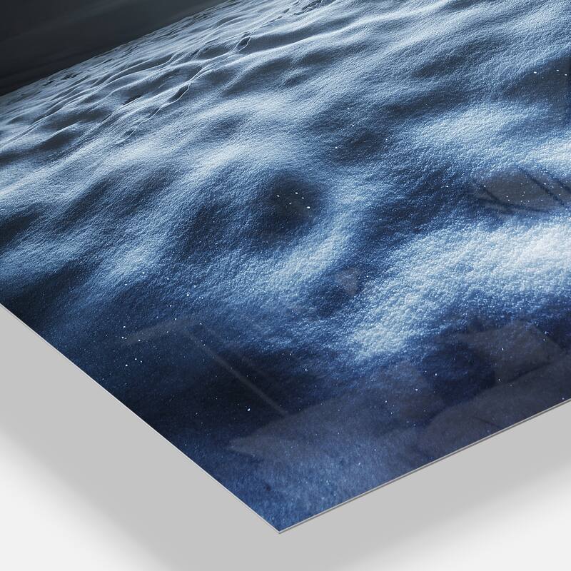 Designart 'Night With Fool Moon in Sky' Landscape Metal Wall Art ...