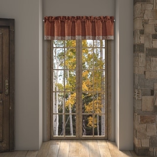 J. Queen New York Jackson Lodge Window Straight Valance - Bed Bath ...