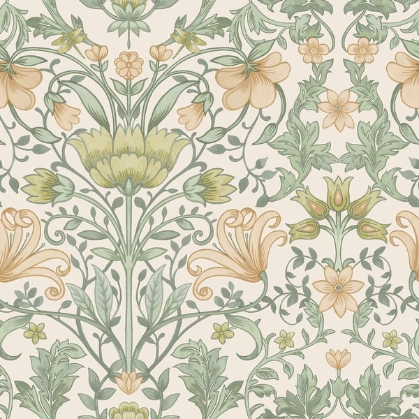 old floral wallpaper pattern