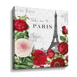 Rouge Paris III Gallery Wrapped Canvas - Bed Bath & Beyond - 35376974