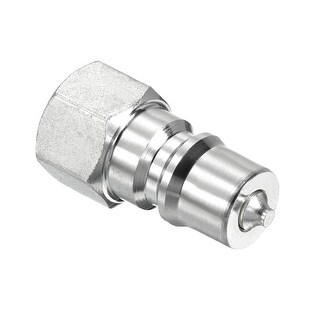 Hydraulic Quick Connect Coupler Female Pipe Fitting Plug Adapter ...