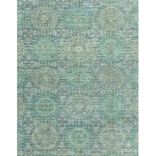Ahgly Company Machine Washable Abstract -Sea Green Area Rugs - Bed Bath ...