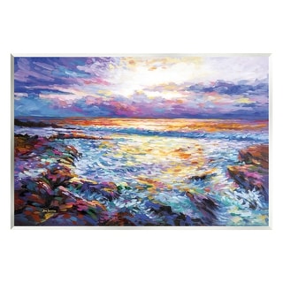 Stupell Abstract Contemplation by the Sea Wall Plaque Art Leon Devenice ...