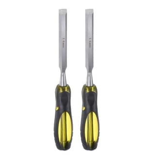 14mm Straight Wood Chisel 260mm Beveled Edge Blade Woodworking Hand ...