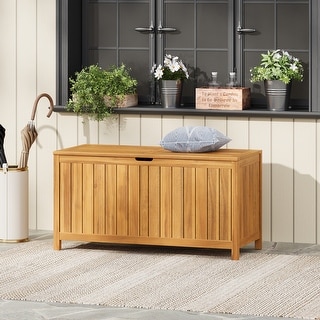 Portside 100Gallons Wood Deck Box - N/A - Bed Bath & Beyond - 43767941