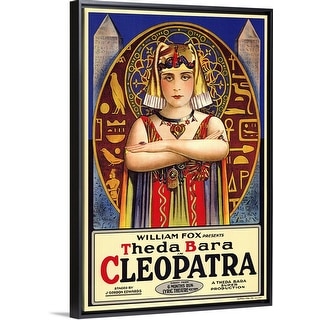 "Cleopatra (1917)" Black Float Frame Canvas Art - Bed Bath & Beyond ...