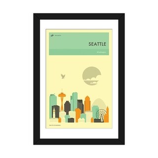 iCanvas "Seattle Skyline" by Jazzberry Blue - Bed Bath & Beyond - 37406682