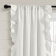 Lush Decor Farmhouse Reyna Ruffle Window Curtain Panels - Bed Bath ...