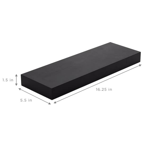 black rectangle box shelf