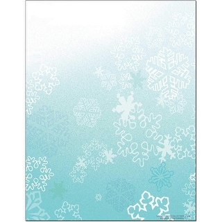 Stonehouse Collection Snowflakes Holiday Stationery - 8.5 x 11-60 Fun ...