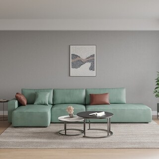Modern Light Green Sectional Sofa - Bed Bath & Beyond - 36762375