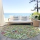 Machine Washable Indoor/ Outdoor Chantille Traditional Scroll Rug - Bed ...