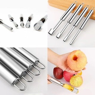 Set of 5 Stainless Steel Corer and Pitter Tools - Bed Bath & Beyond ...