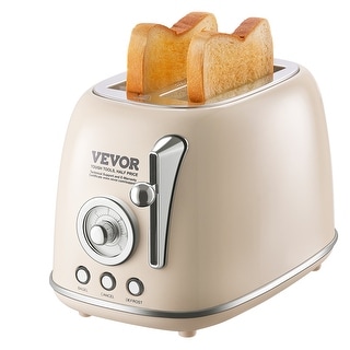 VEVOR Stainless Steel Toaster,Extra Wide Slots Toaster with Removable ...