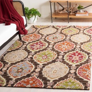 SAFAVIEH Handmade Heritage Edwine Traditional Wool Rug - On Sale - Bed ...
