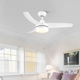 42" 6 Speed Ceiling Fan with LED light - Bed Bath & Beyond - 42033606