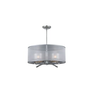 Lumenno International 39500 Bodorlo 4 Light 22" Wide Drum Chandelier ...