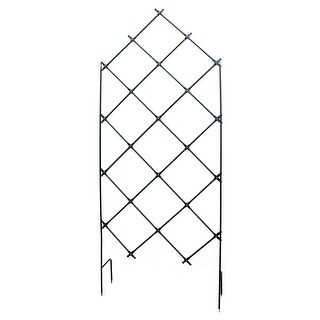 Achla Designs Traditional Freestanding Lattice Garden Trellis, 84 Inch ...