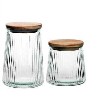 Amici Home Hawthorn Glass Canister Storage Jar - Bed Bath & Beyond ...