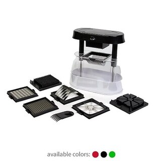 Ronco Veg-O-Matic Deluxe, Fruit and Vegetable Chopper, Dishwasher Safe ...