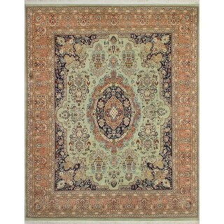 Pak-Persian Claudine Lt. Green/Rust Rug - 8'1" x 10'4" - Bed Bath ...