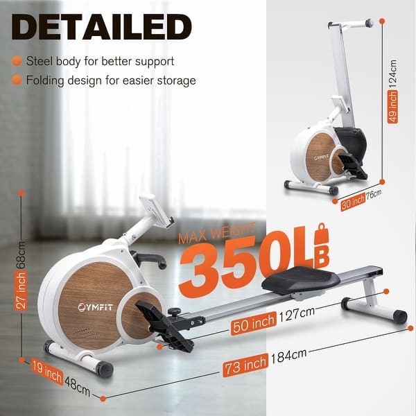 Folding Smart Magnetic Rowing Machine - Medium - Bed Bath & Beyond ...