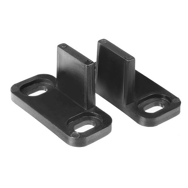 2pair POM Plastic Adjustable Floor Guide Black for Barn Sliding Door ...