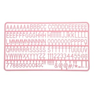 3/4 Inch Felt Letter Board Letters Numbers Symbols Frame 2Pcs Pink ...