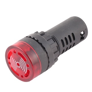 ACDC24V Buzzer Alarm Red LED Accident Signal Indicator Light AD16-22SM ...